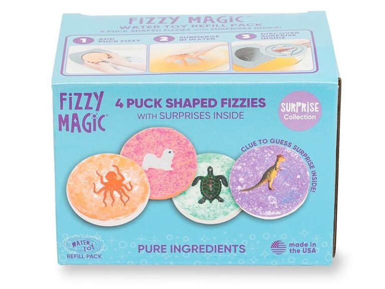 4 PUCK FIZZY, RAINBOW COLLECTION, ANIMAL SURPRISE, LIMITED EDITION ...