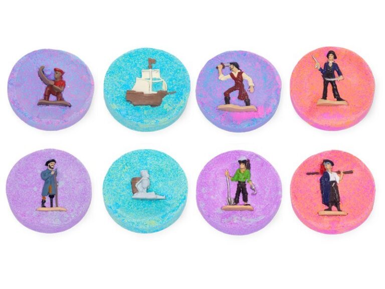 4 Puck Fizzies, Pirate Collection, Limited Edition - Fizzy Magic